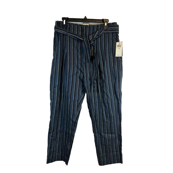 Lauren Ralph Lauren | Pants & Jumpsuits | New Ralph Lauren Linen Blend Pants Womens Sz Blue ...